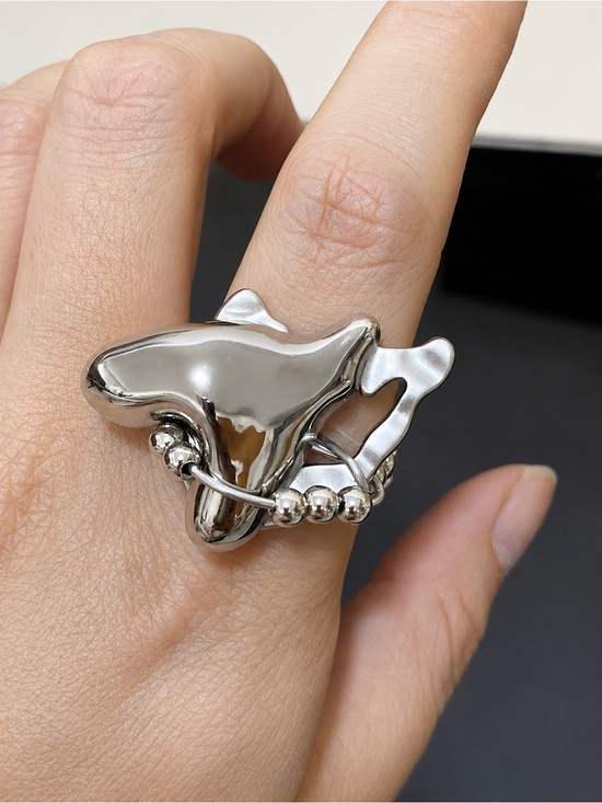 Vivienne Westwood | Jewelry | Metamorphic Shard Ring Sculptural Liquid ...